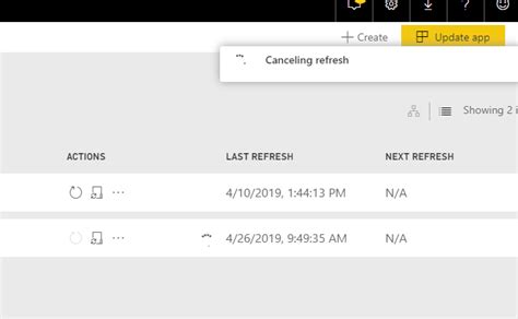 Dataflow Cancel Refresh Microsoft Fabric Community