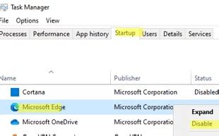 Disable Microsoft Edge From Opening On Startup In Windows Windows OS Hub