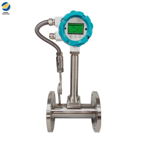 Temperature Compensation Smart Calculation Steam Flowmeter Vortex Steam Flow Meter China