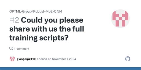 Could You Please Share With Us The Full Training Scripts · Issue 2 · Optml Group Robust Moe