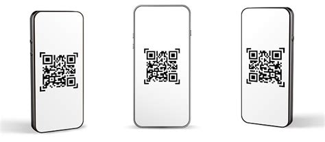 Qr 코드 스캔 결제 온라인 결제 디지털 스마트폰 배경에 Qr 코드 스캐너로 바코드 스캔을 위한 모바일 스마트폰 화면 온라인 쇼핑 기술 개념 벡터 일러스트 레이 션 바코드