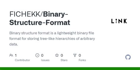 Github Fichekkbinary Structure Format Binary Structure Format Is A