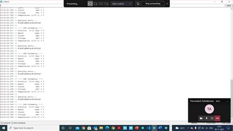 Unable To Query Data From HS Motor Using Arduino And Esp Electronics Software
