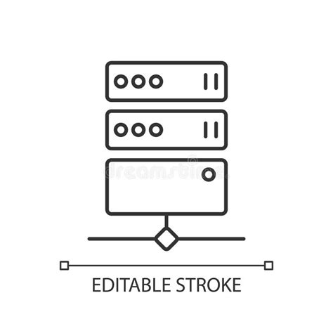 Linear Proxy Server Icon From Internet Security And Networking Outline