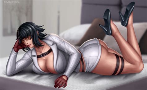 Rule 34 1girls Ass Big Breasts Breasts Brown Tinted Eyewear Cleavage