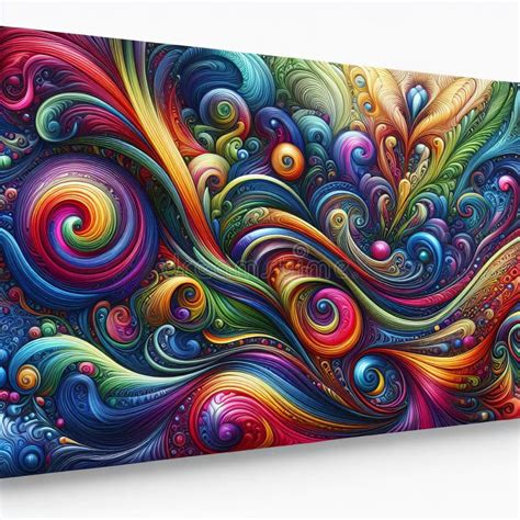 51 13 A Banner In The Style Of A Psychedelic Poster Stock Image