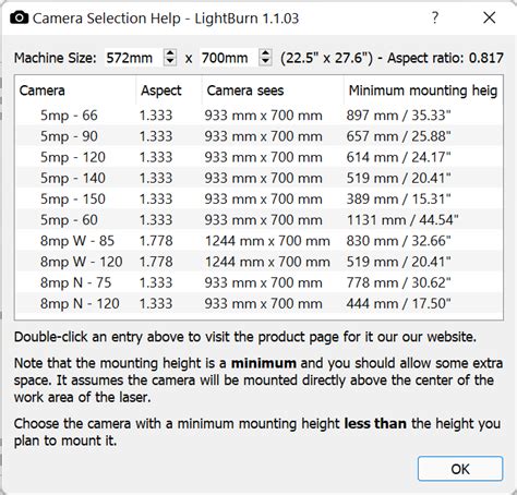 Lightburn Camera Selection Lightburn Hardware Compatibility Lightburn Software Forum