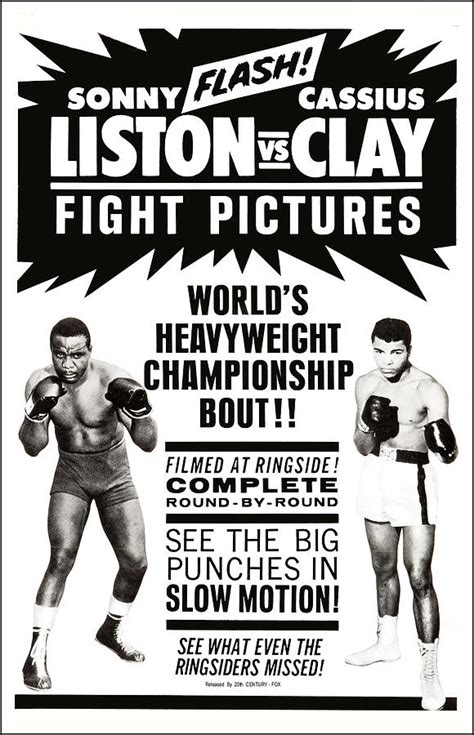 Liston Vs Clay Mixed Media By Jas Stem Fine Art America