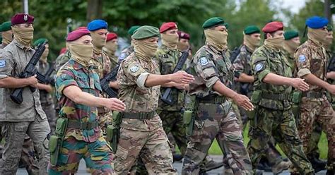 Operators Of Task Force Takuba Practice Marching For Tomorrows Parade