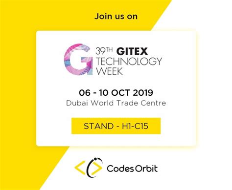 Codesorbit On Linkedin Gitex2019 Gitextechnologyweek Gitexfuturestars Codesorbit