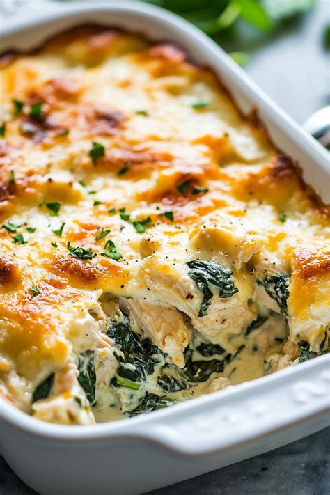 Creamy Chicken And Spinach Casserole That Oven Feelin