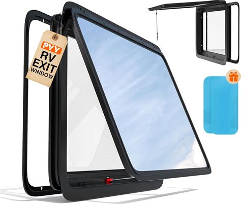 Amazon Com PYY RV Exit Window W X H Horizontal Camper Windows Replacement W Trim Ring