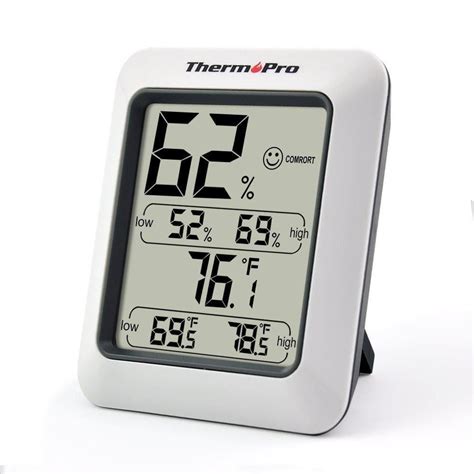 Thermopro Tp50 Room Thermometer Digital Indoor Hygrometer Monitor