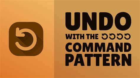 Implement Undo With The Command Pattern Taha Shashtari