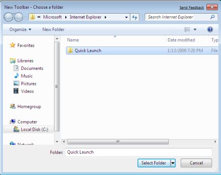 Quick Launch How To Enable Disable Quick Launch Toolbar In Windows 7