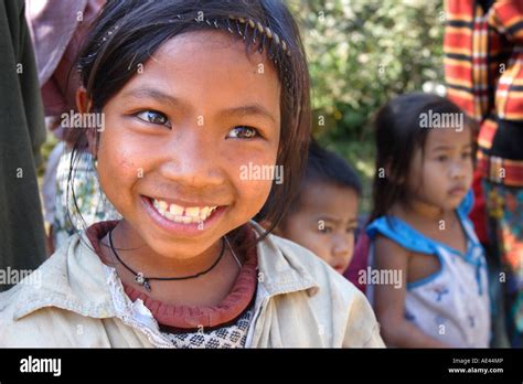 Young Laotian Girl From Luang Prabang Laos Indochina Southeast Asia