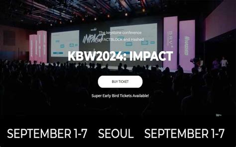 Event Korea Blockchain Week 2024 Kanalcoin
