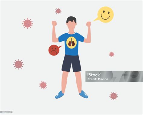 공기 중 산소 공급 감소 폐 환기 또는 호흡기 질환 감소로 인한 혈액 산소의 부적절한 포화로 인한 행복한 저혈또는 조용한 저혈당 건강관리와 의술에 대한 스톡 벡터 아트 및