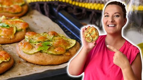 Здравословни и Вкусни Пълнозърнести Мини Пици с Тиквички 🍕🌿 Youtube