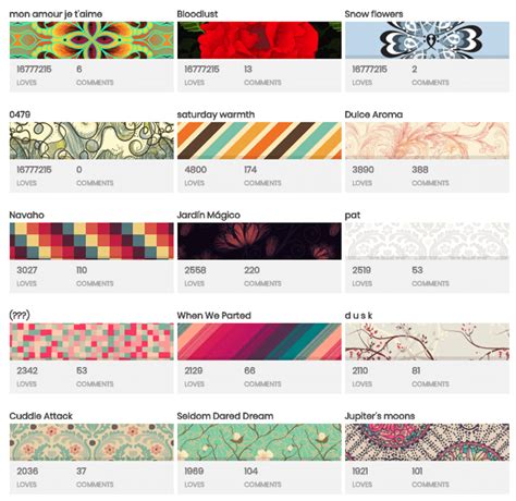 500 Free Website Background Patterns And Seamless Pattern Generators