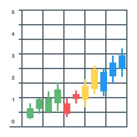 A Box Plot Or A Candlestick Chart Icon In Flat Editable Design 6217277