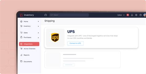Zoho Inventory Ups Integration