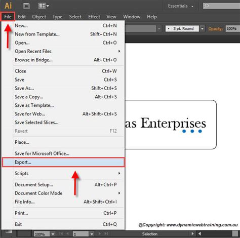 How To Save An Illustrator File For Use In Adobe Photoshop