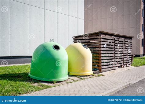 Waste Sorting Segregation Of Garbage Into A Container Stock Image CartoonDealer Com 149038471