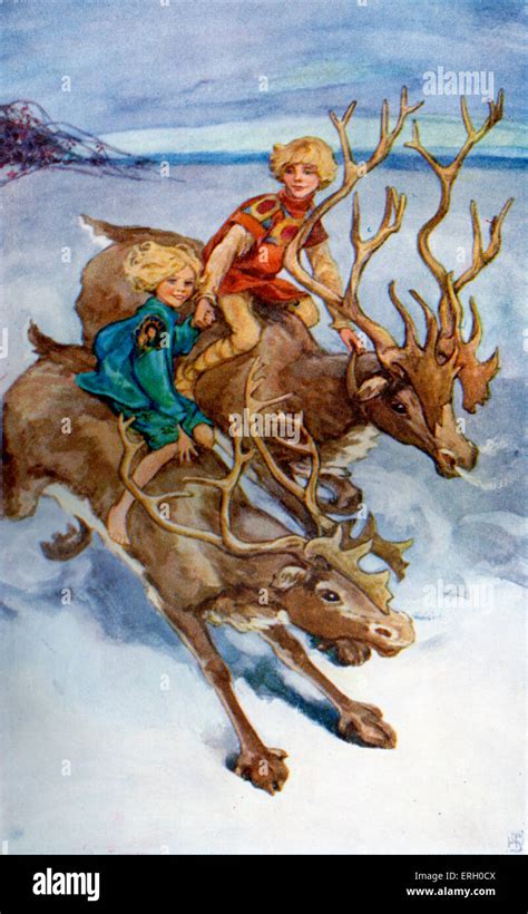 Hans Christian Andersens Fairy Tale The Snow Queen Caption Reads A