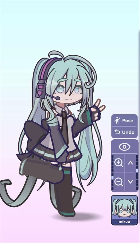 Gacha Life Hatsune Miku Design Character Design Miku Hatsune