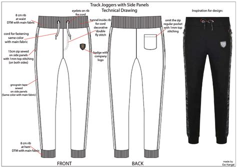 Menswearandaccessories Technical Drawings On Behance