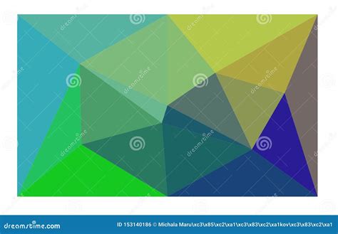 It Is A Brightly Colored Background With Triangles Stock Illustration Illustration Of