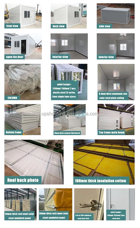 Ups China Prefab Box Tiny Container House Modular Small Containers