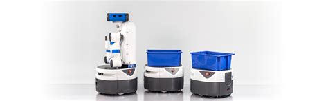 Fetch And Freight A Pair Of Automated Warehouse Robots By Fetch Robotics