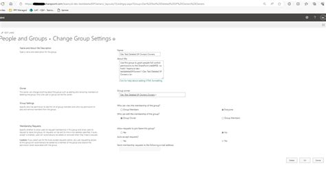 Recreating Deleted Owners Group For M365 Connected Sharepoint Sites