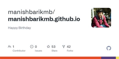 Github Manishbarikmb Manishbarikmb Github Io Happy Birthday