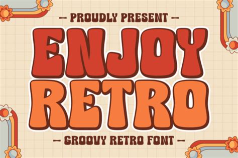 Enjoy Retro Font Digital Font Download