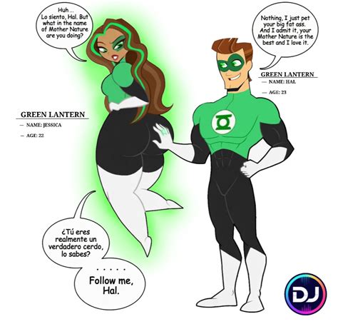 Jessica X Hal When Two Green Lanterns Fall In Love From Playful Ass