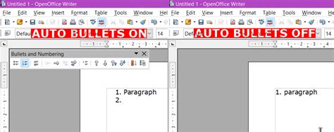 how to disable automatic bullets openoffice libreoffice daves computer tips