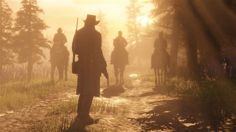Red Dead Redemption 2 Hd Wallpaper Riding Into The Sunset 1920x1080