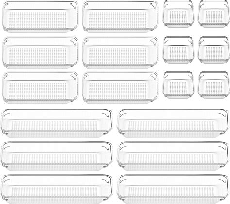 18 Piece Acrylic Drawer Organizer Tray By Utopia Home Utopia Deals