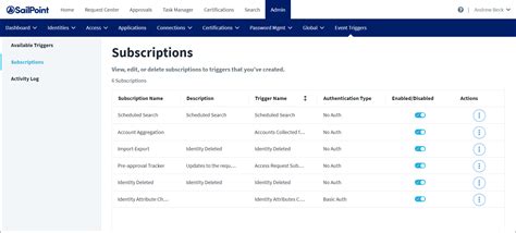 Using Event Triggers SailPoint Identity Services