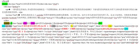 《python网络爬虫和信息提取》：全球电影票房排行榜附更改后的代码基于python电影票房数据爬虫的代码 Csdn博客