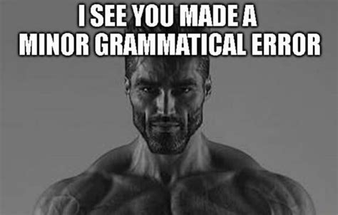 [see You Made Minor Grammatical Error Ifunny