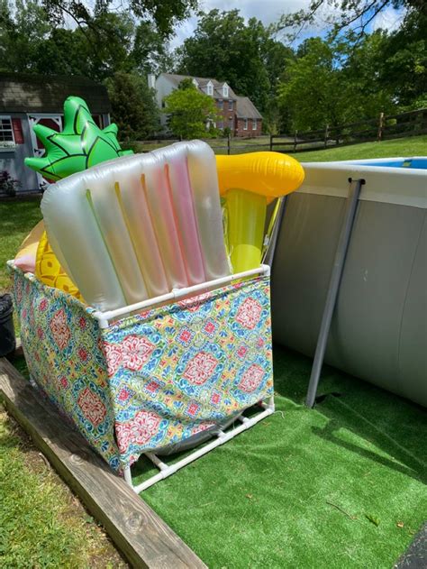 DIY Pool Float Holder