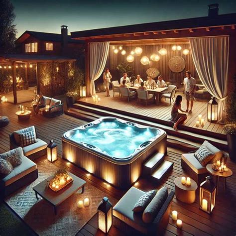How To Throw The Ultimate Backyard Hot Tub Party