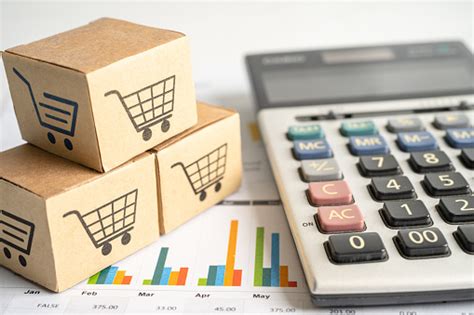 그래프 배경에 돋보기를 장착한 장바구니 로고 은행 계좌 투자 분석 연구 데이터 경제 거래 비즈니스 수입 수출 운송 온라인 회사 개념 검사 보기에 대한 스톡 사진 및 기타