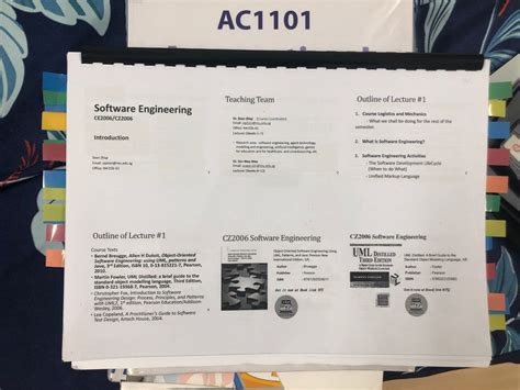 Cz2006 Software Engineering Notes Pyp Self Made Notes Hobbies And Toys Books And Magazines
