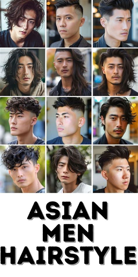 Enhance Your Style With Medium Asian Men Hairstyle For Long Hair And Middle Part Designs Asian