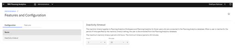 Set Up Inactivity Timeout Sessions In Ibm Planning Analytics